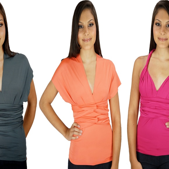 ENWRAPTURE VINTAGE | Tops | New Sodalite Convertible Transformer Top 2 ...